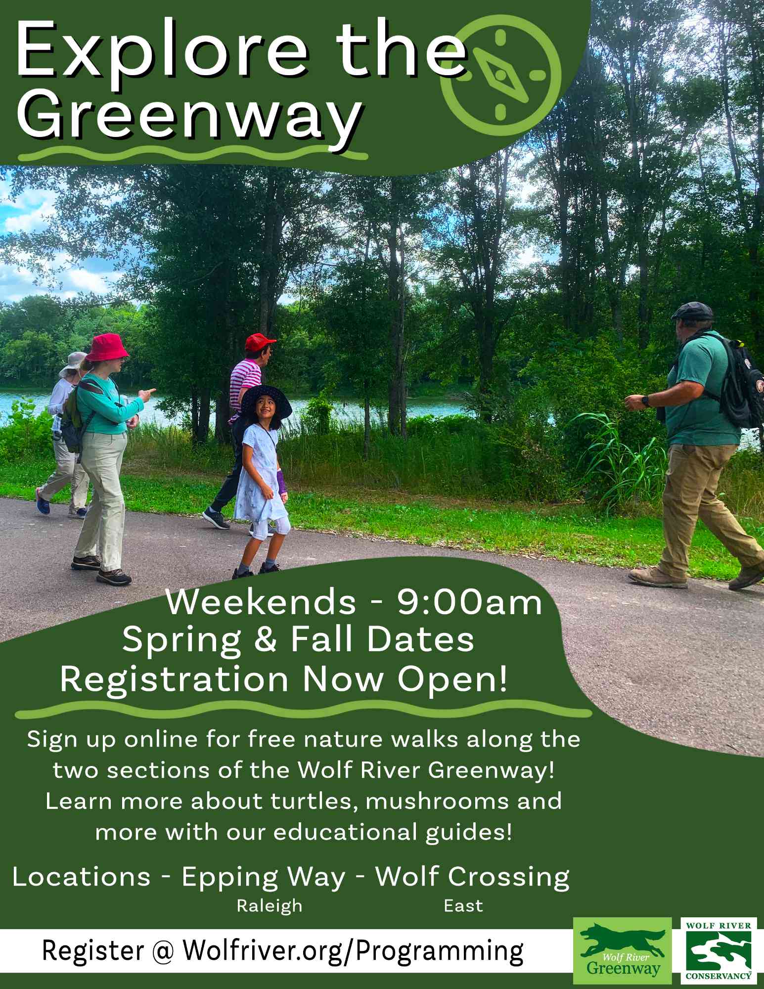 Explore the Greenway - Wildflower Wander by Epping Way Lake | Wolf River Conservancy